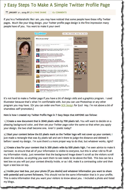 7 Easy Steps To Make A Simple Twitter Profile Page